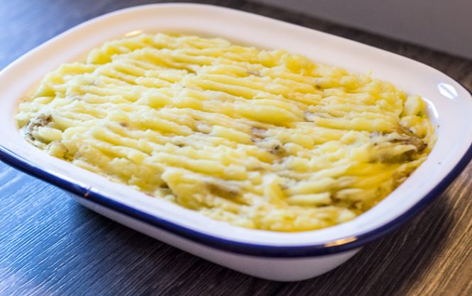 Vegan Fish Finger Pie with Parsley Sauce | Planet Veggie