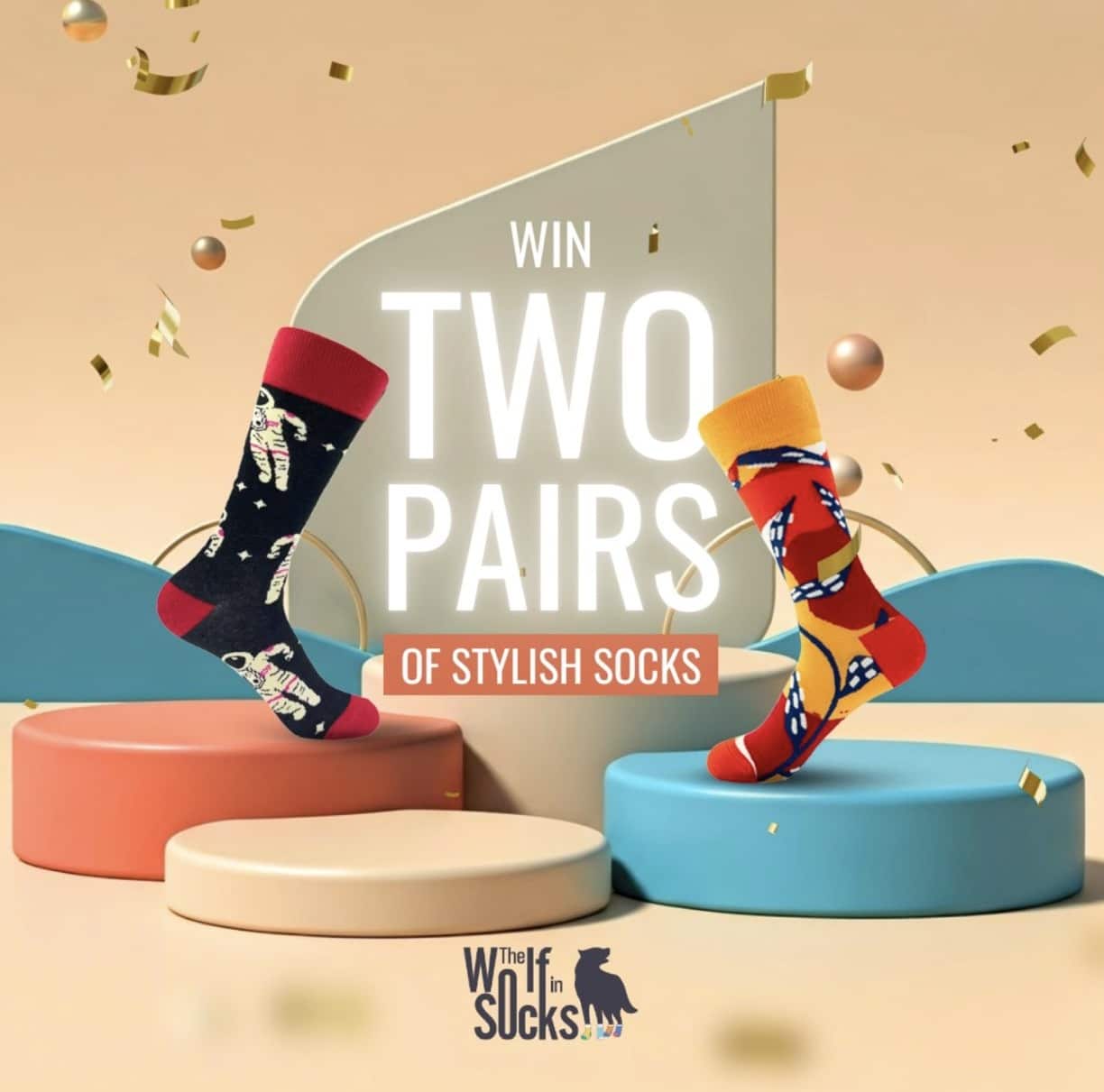 The Wolf in Socks Review + Giveaway: Win two pairs of fun, colourful ...